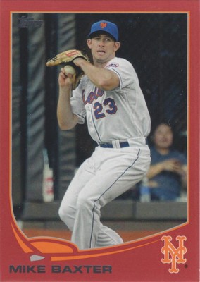 2013 Topps Update Mike Baxter Red Border | eBay