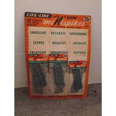 Life-Like N Gauge 10 Pack - 30 Spikes 4 Locks per Pack Minispikes S339K ...