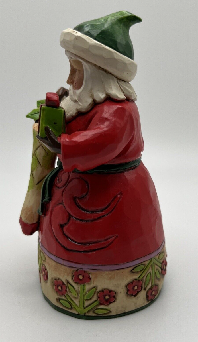 Jim Shore “Christmas Spirit” Santa w Stocking & Gift Jim Shore “Christmas Spirit” Santa w Stocking & Gift