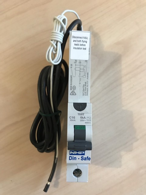 NHP DSRCBH1630A 240 VAC 16 A RCBO Residual Current Device for sale ...