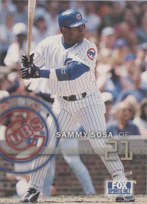 2000 Fox Sports Net Chicago Cubs - Sammy Sosa #21 for sale online | eBay