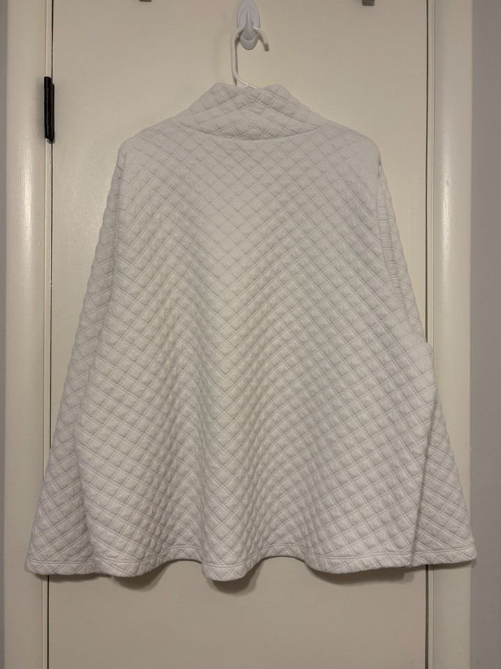 J. Crew #BL249 Women's Plus L/S Quilted Mockneck Pullover Shirt Top 3X ...