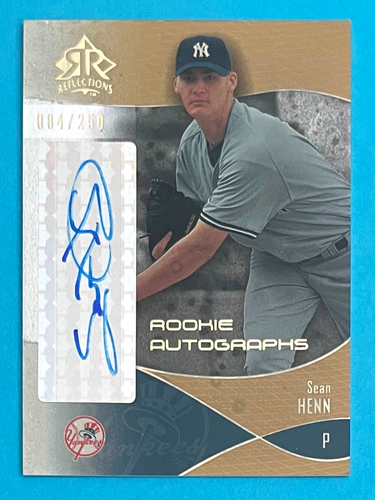 2004 Upper Deck Reflections - Rookie Autographs Sean Henn #128 Gold ...