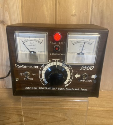 Powermaster 2500| Model Train Power Control Turns On, Voltmeter Reads ...
