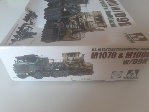 Takom 1/72 Modern US M1070 & M1000 Tank Transporter w/ D9R Bulldozer ...