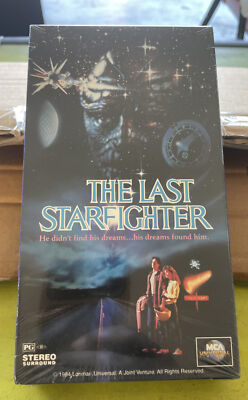 The Last Starfighter VHS, 1984 Tape Factory Sealed NEW MCA Universal ...