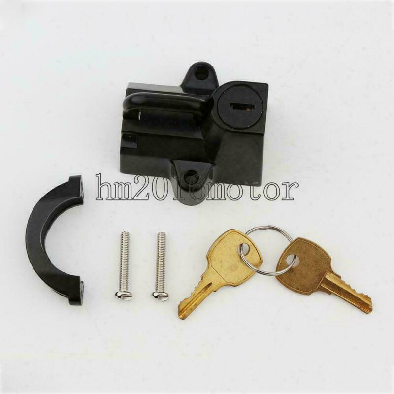 Motorcycle Black Helmet Lock for Harley Davidson Softail Road Glide ...