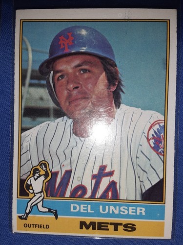 Del Unser 1976 Topps Baseball #268 New York Mets | eBay