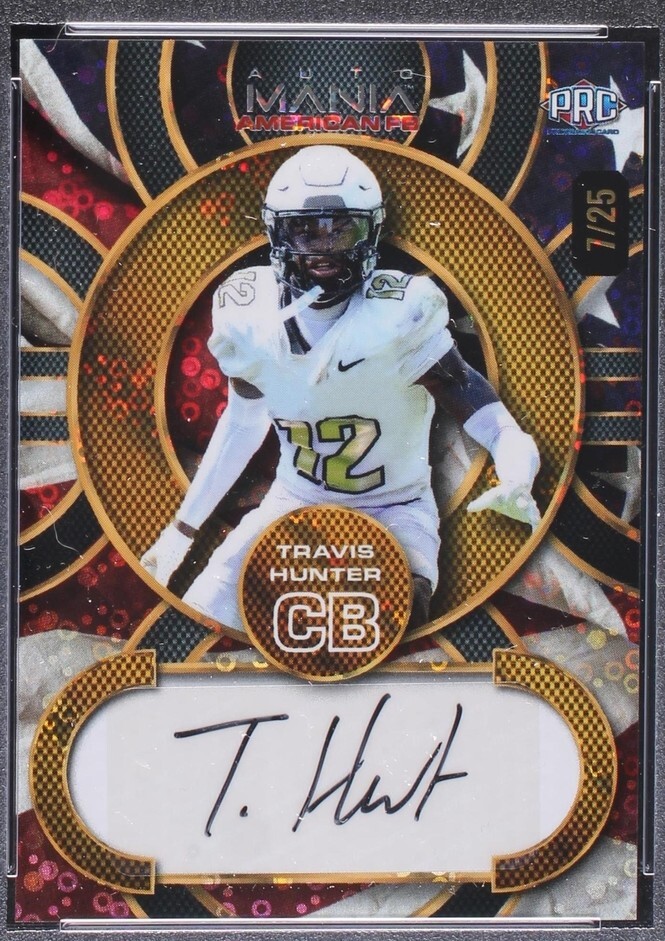 2024 Wild Card Auto Mania American Football - Circle Travis Hunter # ...