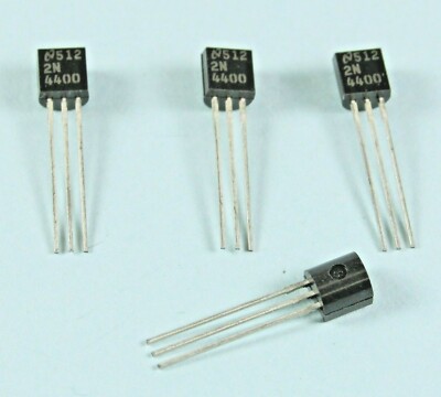 100pcs. - Nat.Sem. 2N4400 TO-92 Small Signal TRANSISTOR NPN 40V 600mA ...