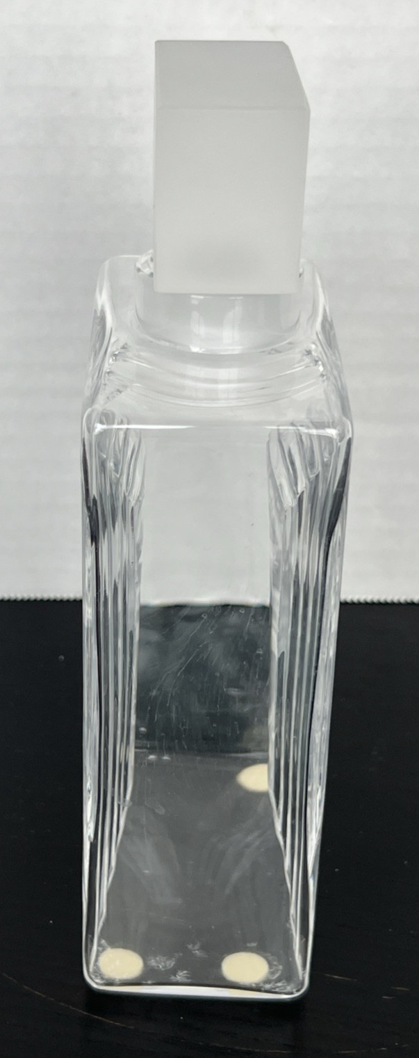 Lalique Nude Duncan Art Deco Perfume Bottle 8 Inch - Vintage Glass