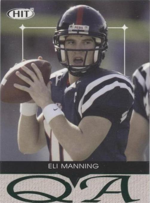 2004 SAGE Hit - Q & a Eli Manning #Q10 Emerald (RC) for sale online | eBay