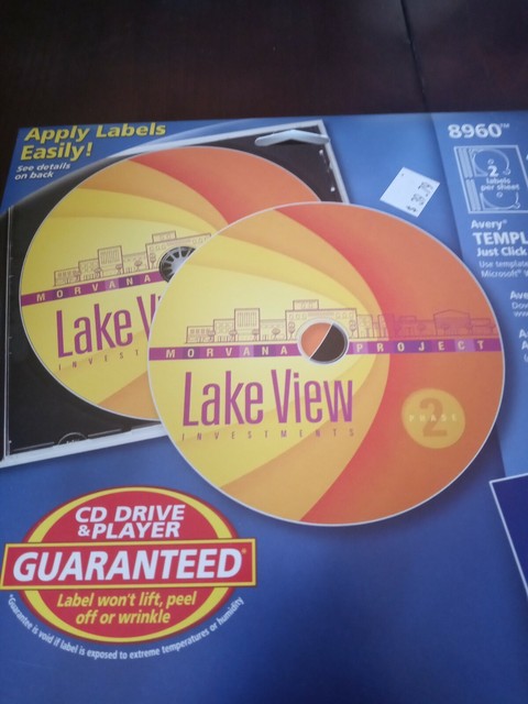 Avery CD Labels White Matte 40 And 80 Spine (8960) for sale online | eBay