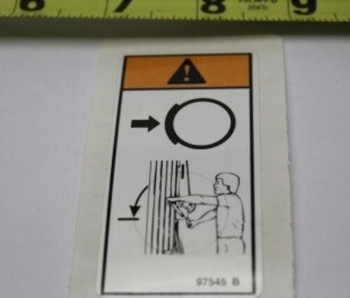 97545 / 97545GT OEM Genie DECAL WARNING BRAKE LOCK SYMB | eBay