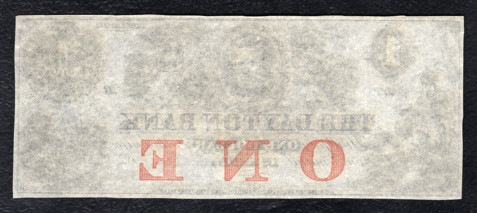 1850’s $1 THE DAYTON BANK ST. PAUL, MINNESOTA OBSOLETE NOTE ...