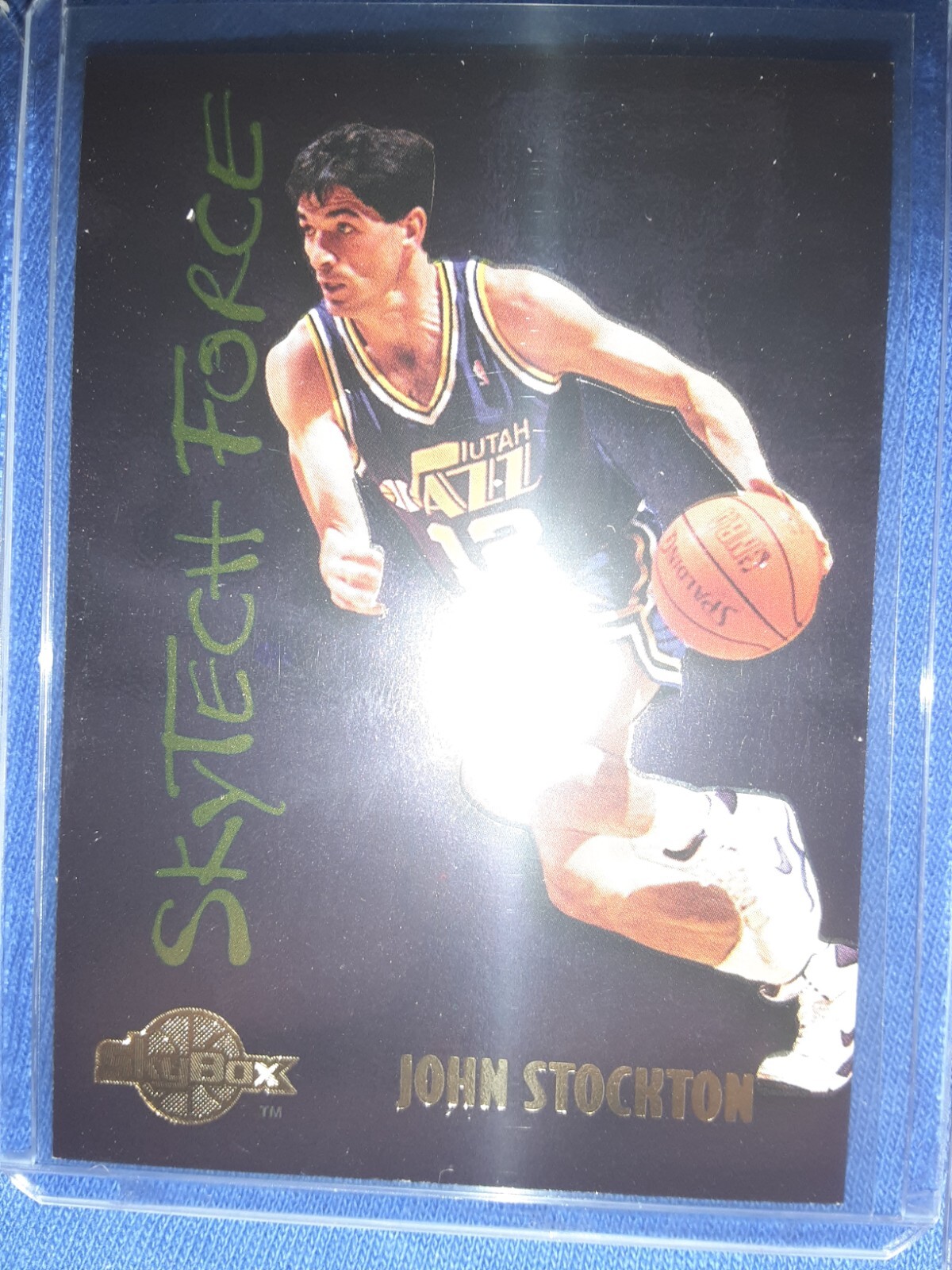 1994-95 SkyBox Premium SkyTech Force #SF29 John Stockton Jazz FREE ...