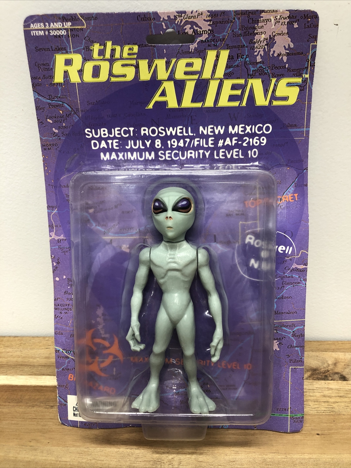 The Roswell Aliens 6in Action Figure 1996 Street Players MOC Alien Toy ...