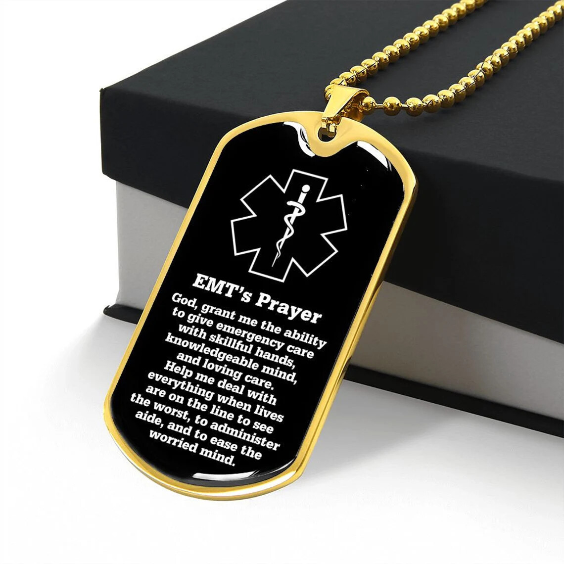 Emt Prayer Dog Tags