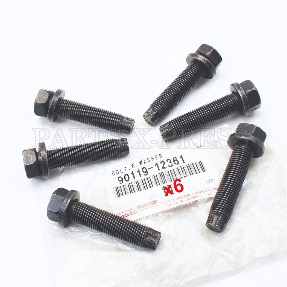 NEW GENUINE OEM TOYOTA 2003 - 2023 4RUNNER BOLT WITH WASHER 90119-12361 ...