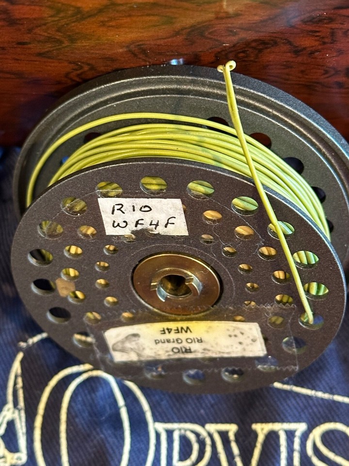 Orvis Battenkill ¾ Spool with WF4 Rio Grand Fly Line Fly Fishing | eBay