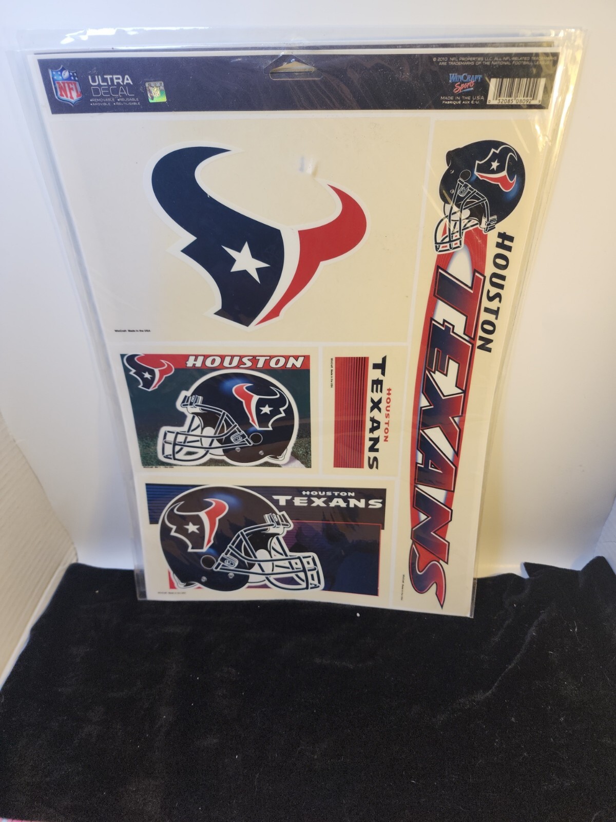 Houston Texans NFL Multi Use Ultra Decals Set of 5 Sticker Car Wincraft ...