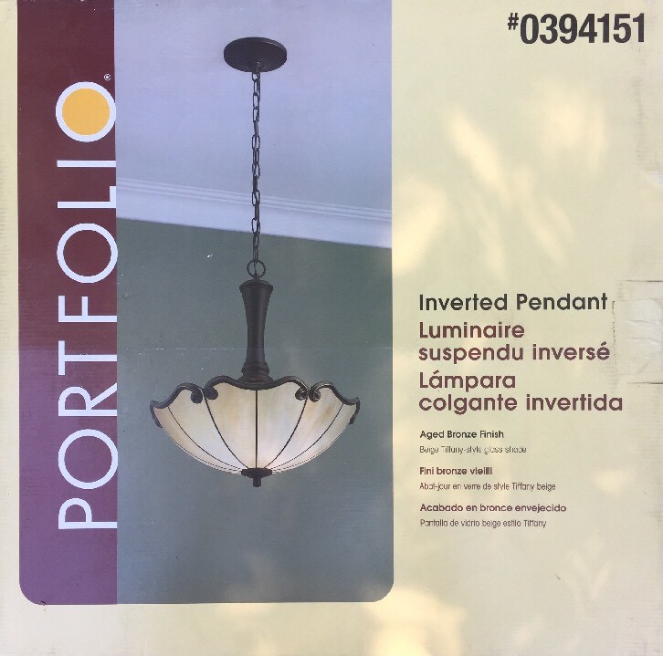 Inverted Pendant Lighting Tiffany Style