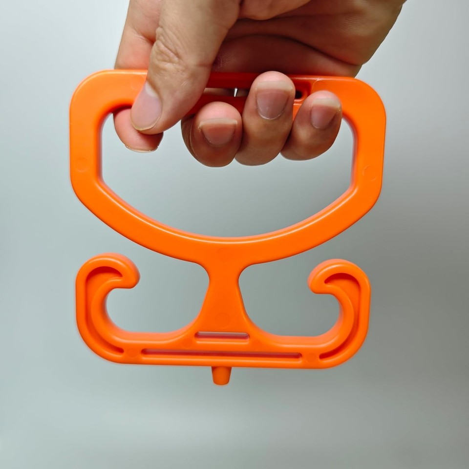 2 Pack Grocery Bag Carrier Handle Heavy Duty, Plastic Holders with ...