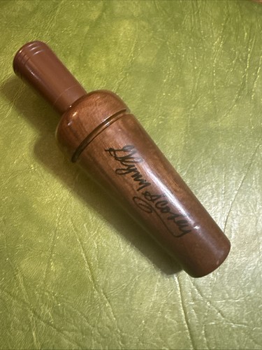Duck Call Glynn Scobey Wood Metal Reed insert Glynn Scobey Signed | eBay