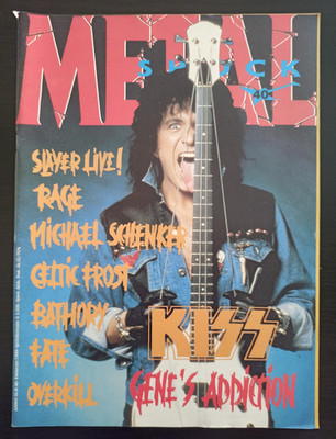 METAL SHOCK Rivista Heavy Magazine KISS JANE'S ADDICTION BATHORY Italy ...