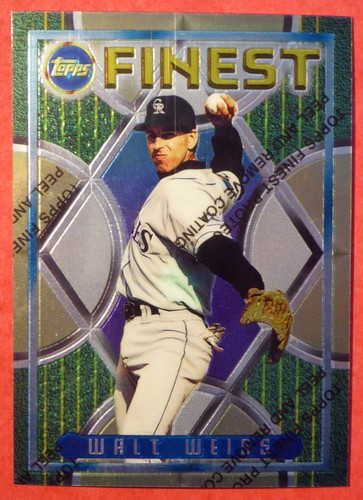1995 Topps Finest Walt Weiss #55 (Rockies) NM+ | eBay