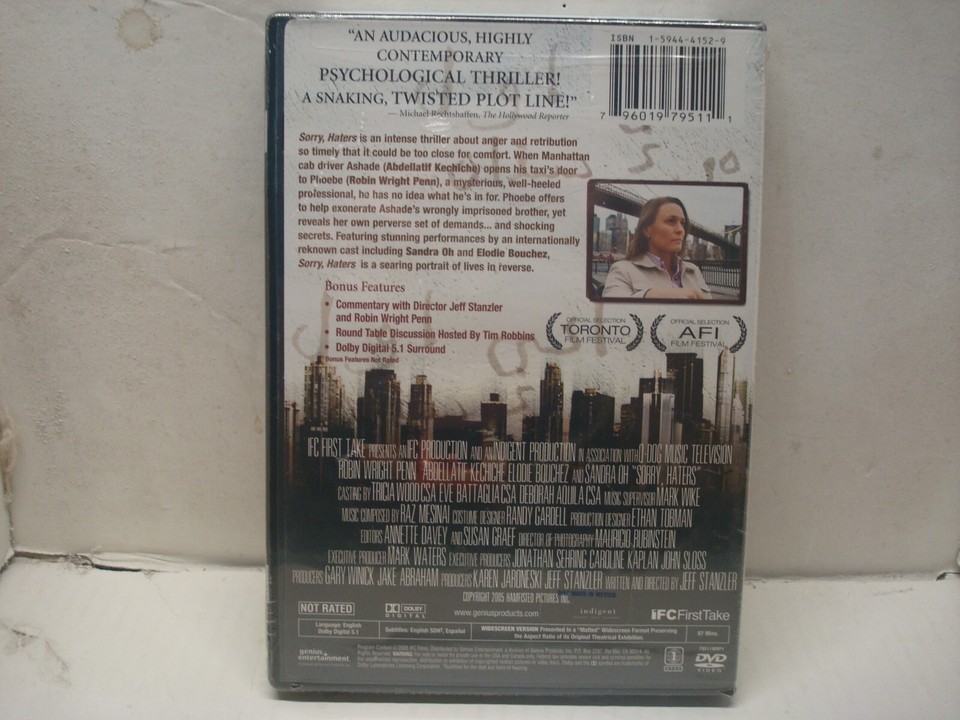 Sorry, Haters (2005 DVD) NEW 796019795111 | eBay