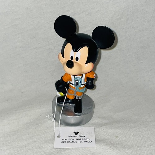 Mickey Mouse Star Wars Walt Disney Bobble Head Figure X Wing Pilot ...