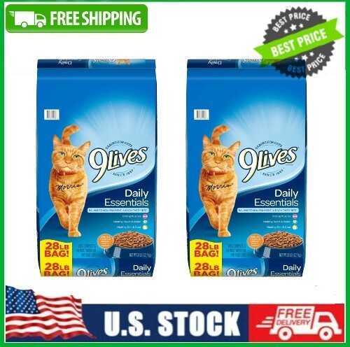 2 Bags 9Lives Daily Essentials Cat Food, 28-Pound Bag | eBay