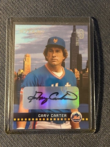 2000 Donruss Studio Private Signings GARY CARTER #10/50 Auto Autograph ...
