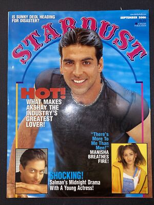 INDIA publication STARDUST MAGAZINE - SEPT 2000. 144 pgs. like new ...