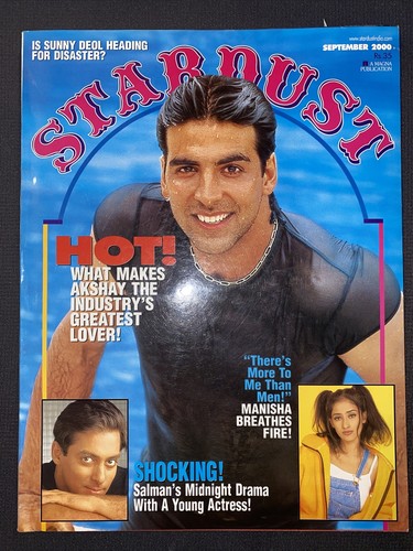 INDIA publication STARDUST MAGAZINE - SEPT 2000. 144 pgs. like new ...