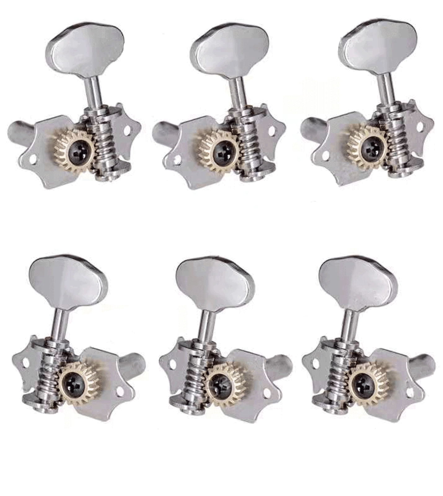 18:1 Open Guitar Locking String Tuning Pegs Machine Head Tuners Middle ...