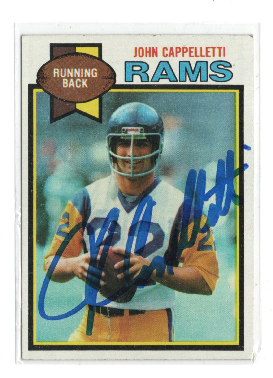 JOHN CAPPELLETTI LOS ANGELES RAMS 1979 TOPPS IP/TTM AUTOGRAPH AUTO | eBay