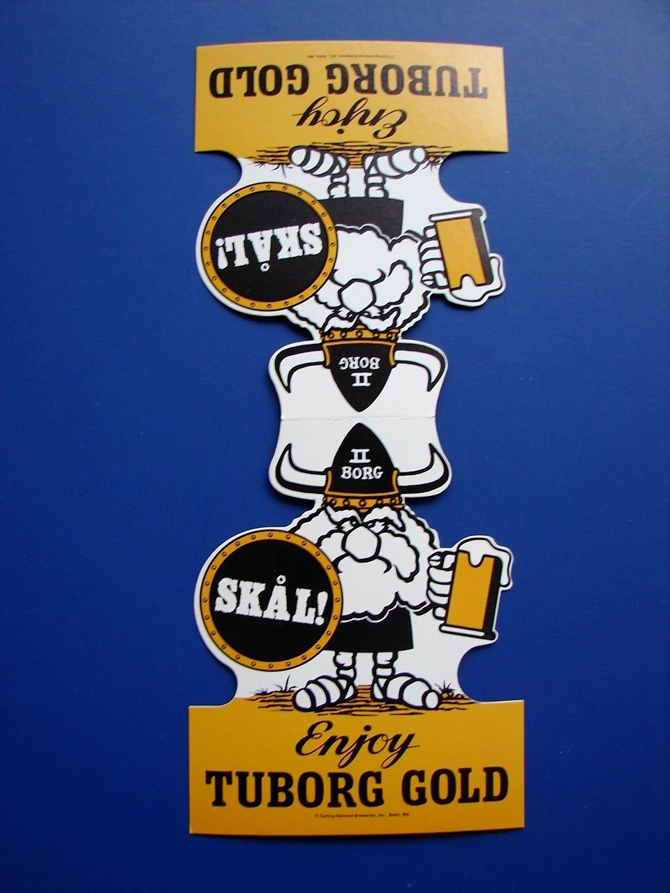 VTG Tuborg Gold Beer Advertising Counter Display Carling Breweries ...