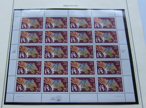 All 17 U.S. Commemorative Postage Stamp Panes for1995. Two panes ...