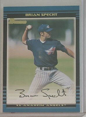 2002 Bowman Gold #418 Brian Specht Anaheim Angels Baseball Card | eBay