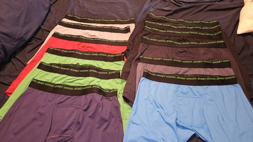 Men's Jockey Sport Vintage H-Fly Microfiber Midway Boxer Briefs Large ...
