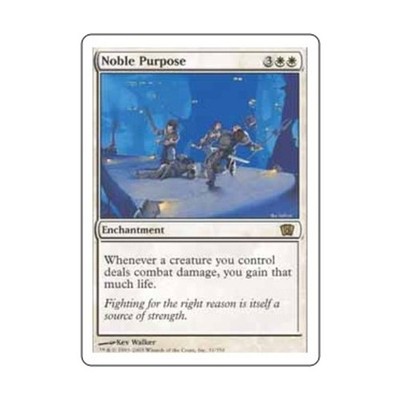 WOTC MtG 8th Ed Noble Purpose (R) (Foil) EX | eBay
