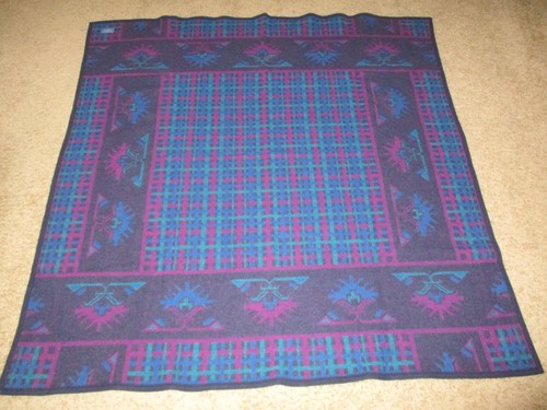VINTAGE 56" X 54" PENDLETON WESTLAND WOVENS BLANKET UNKNOWN PATTERN | eBay