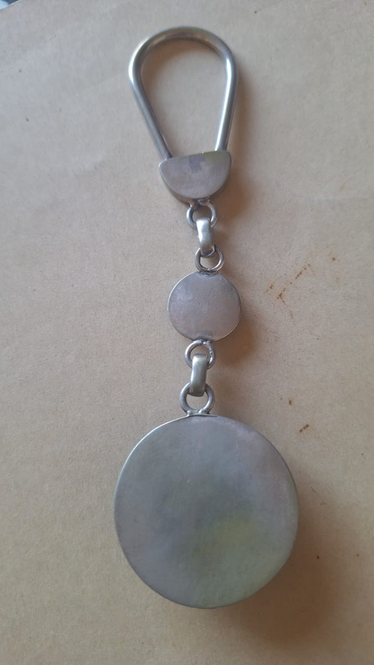 925 sterling Silver Keychain, Quranic verses in Arabic calligraphy ...