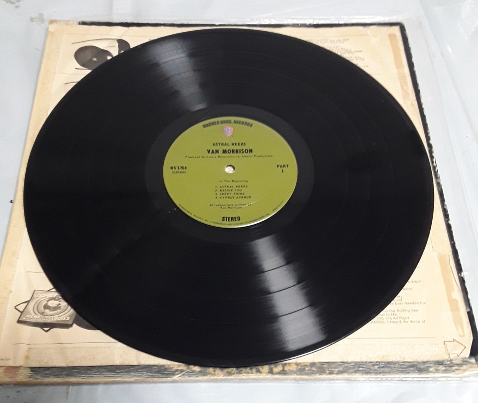 Van Morrison- ASTRAL WEEKS VG-EX VINYL ws1768 green w7 7 arts 1ST US ...
