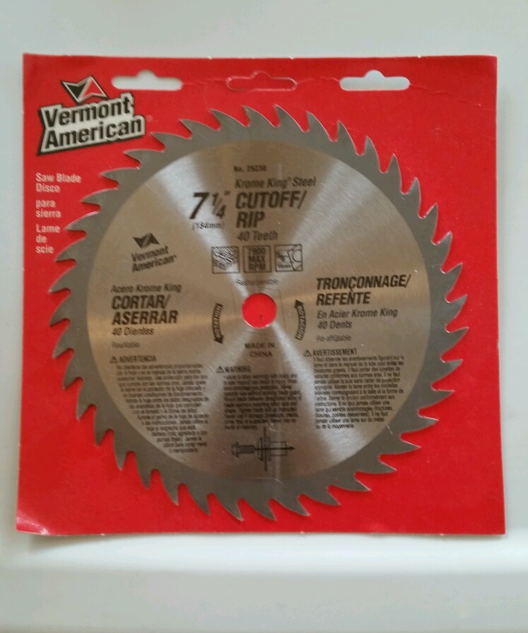 Vermont American 7 1/4 " cut off / rip 42 Krome king steel no.25230 ...