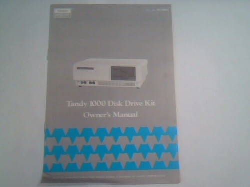 Tandy 1000 Floppy Disk Drive Kit - Owner's Manual | eBay
