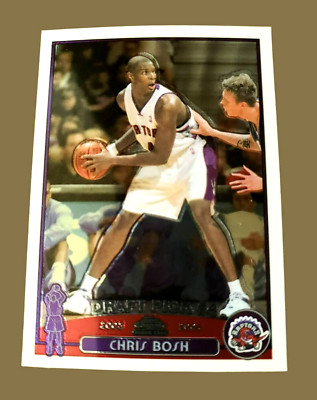 2003-04 Topps Chrome CHRIS BOSH #114 RC Rookie Card H.O.F. NM-MT | eBay