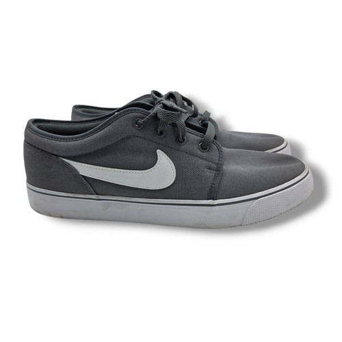 Nike Toki Low Textile Mens 11 Cool Grey 555272-091 Skateboard Sneakers ...